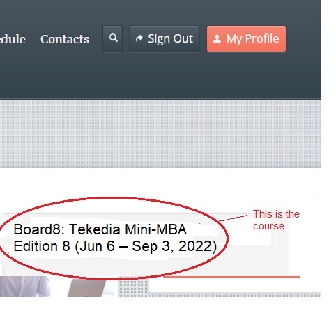 How To Setup Tekedia Mini-MBA Edition 8 (June 6 – Sept 3 2022) Account ...